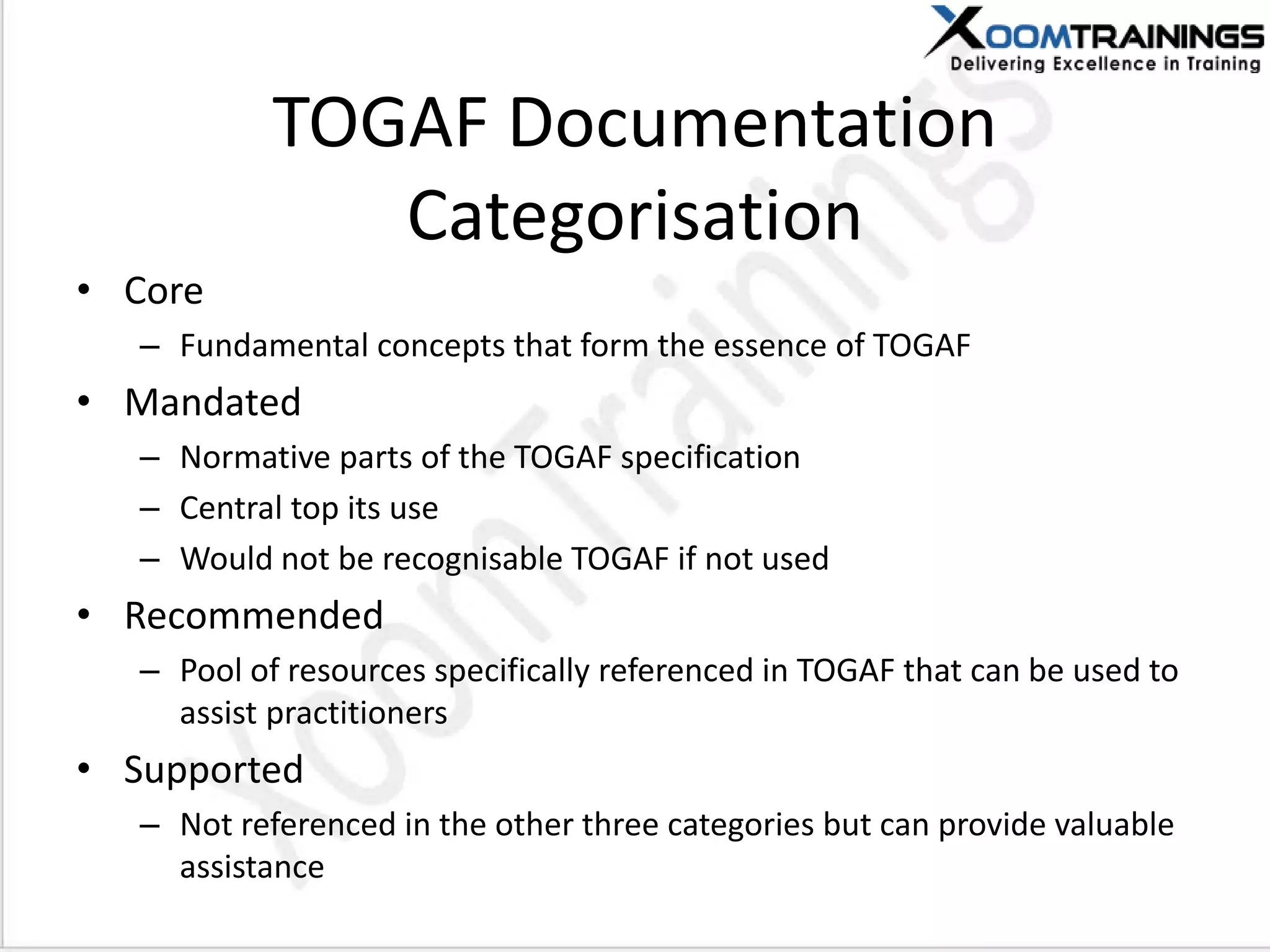 Togaf online training | PPTX