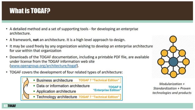 TOGAF- The Open Group Architecture Framework | PPTX
