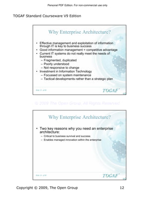 Togaf v9-m1-management-overview | PDF