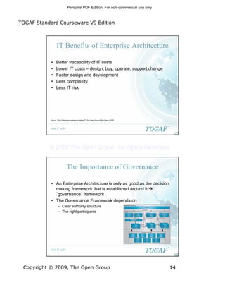 Togaf v9-m1-management-overview | PDF