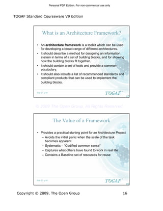 Togaf v9-m1-management-overview | PDF