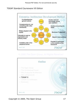 Togaf v9-m1-management-overview | PDF