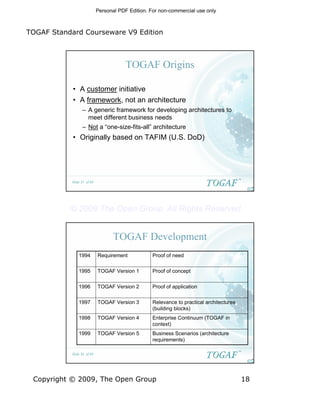 Togaf v9-m1-management-overview | PDF