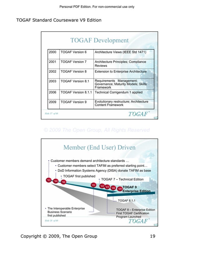Togaf v9-m1-management-overview | PDF