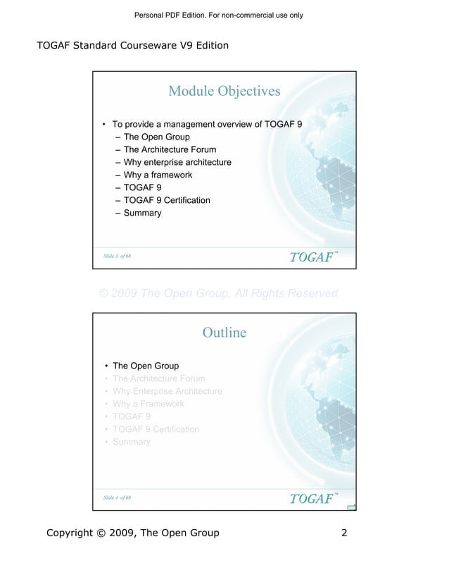 Togaf v9-m1-management-overview | PDF