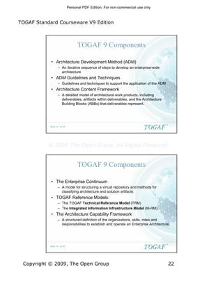 Togaf v9-m1-management-overview | PDF