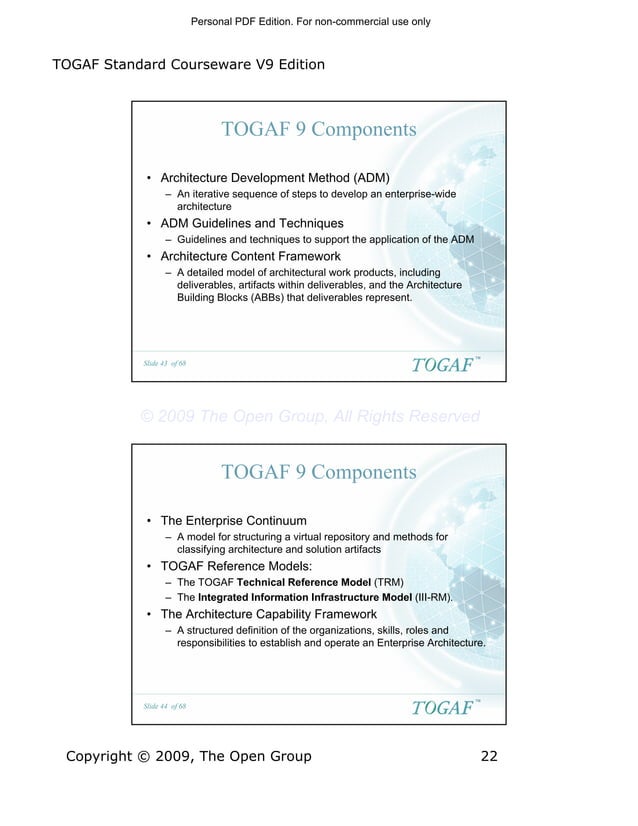 Togaf v9-m1-management-overview | PDF