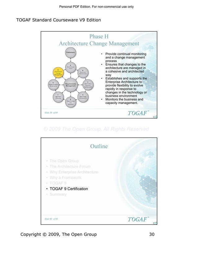 Togaf v9-m1-management-overview | PDF