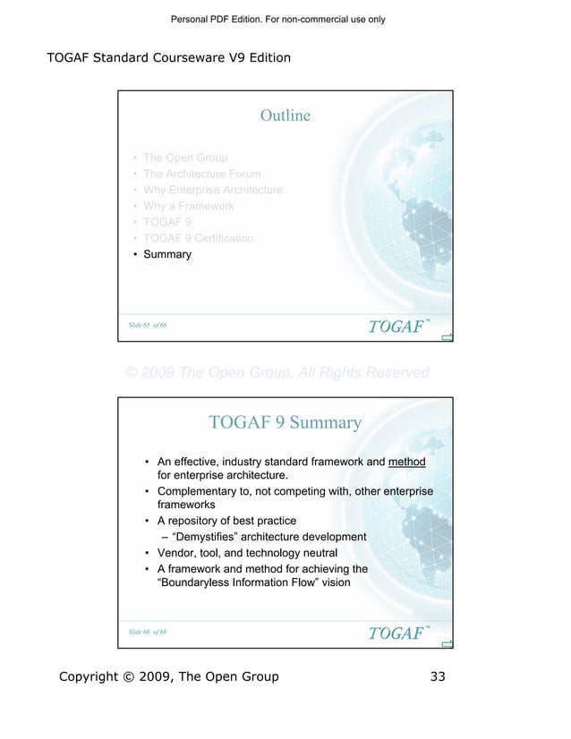 Togaf v9-m1-management-overview | PDF