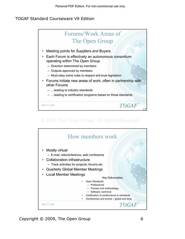 Togaf v9-m1-management-overview | PDF