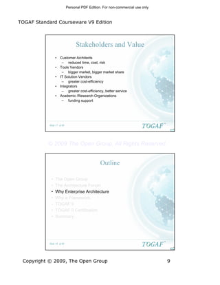 Togaf v9-m1-management-overview | PDF