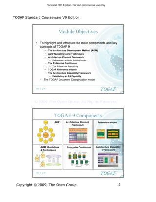 Togaf v9-m2-togaf9-components | PDF