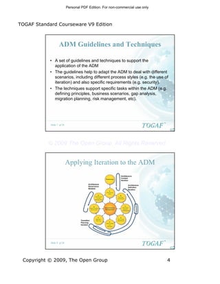 Togaf v9-m2-togaf9-components | PDF