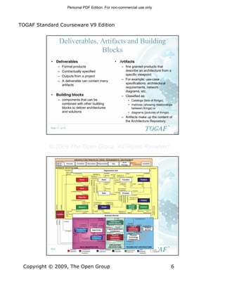 Togaf v9-m2-togaf9-components | PDF