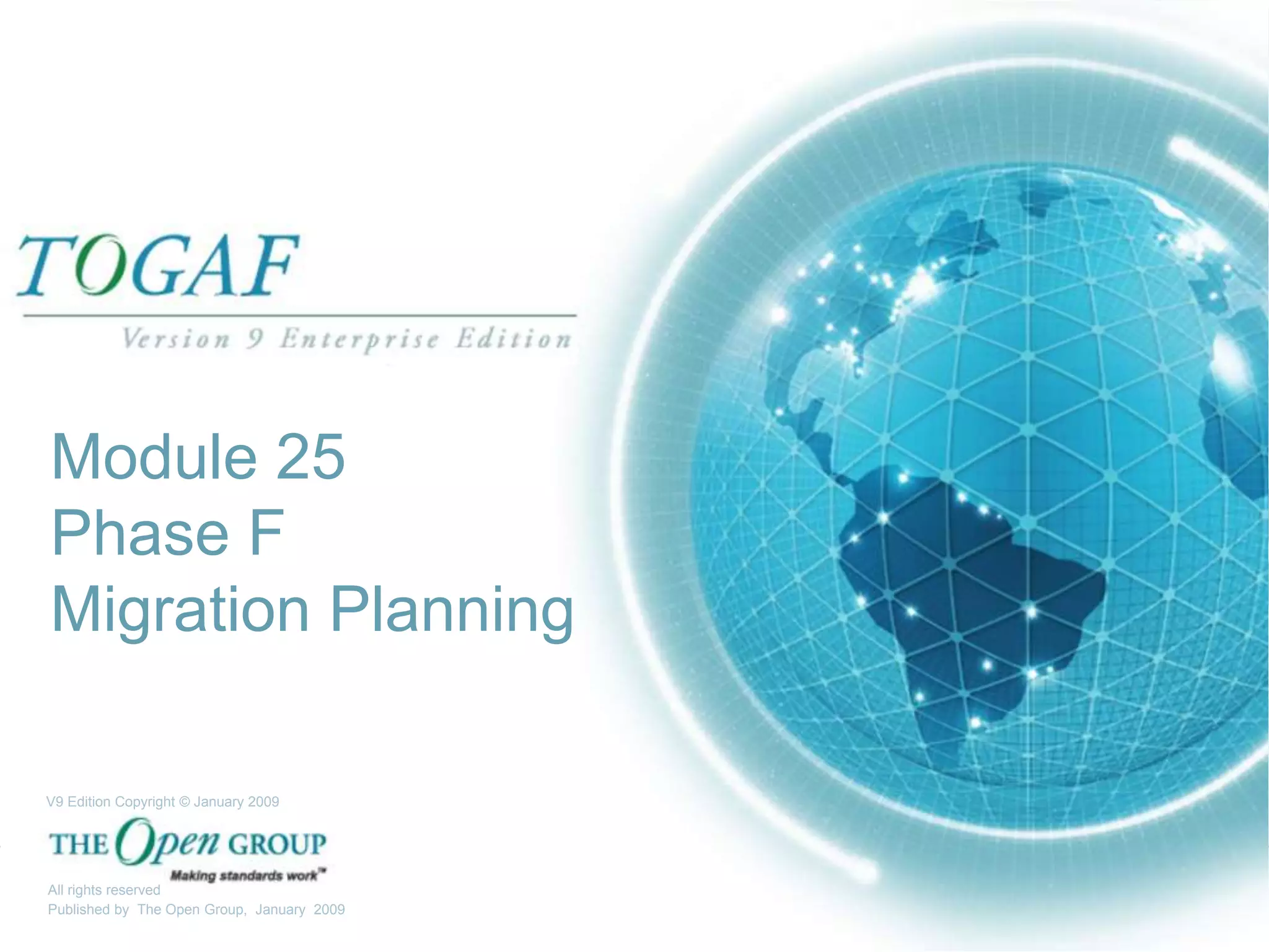 TOGAF-V9-M24-Phase-E-F-Opportunities Solutions Migration.ppt