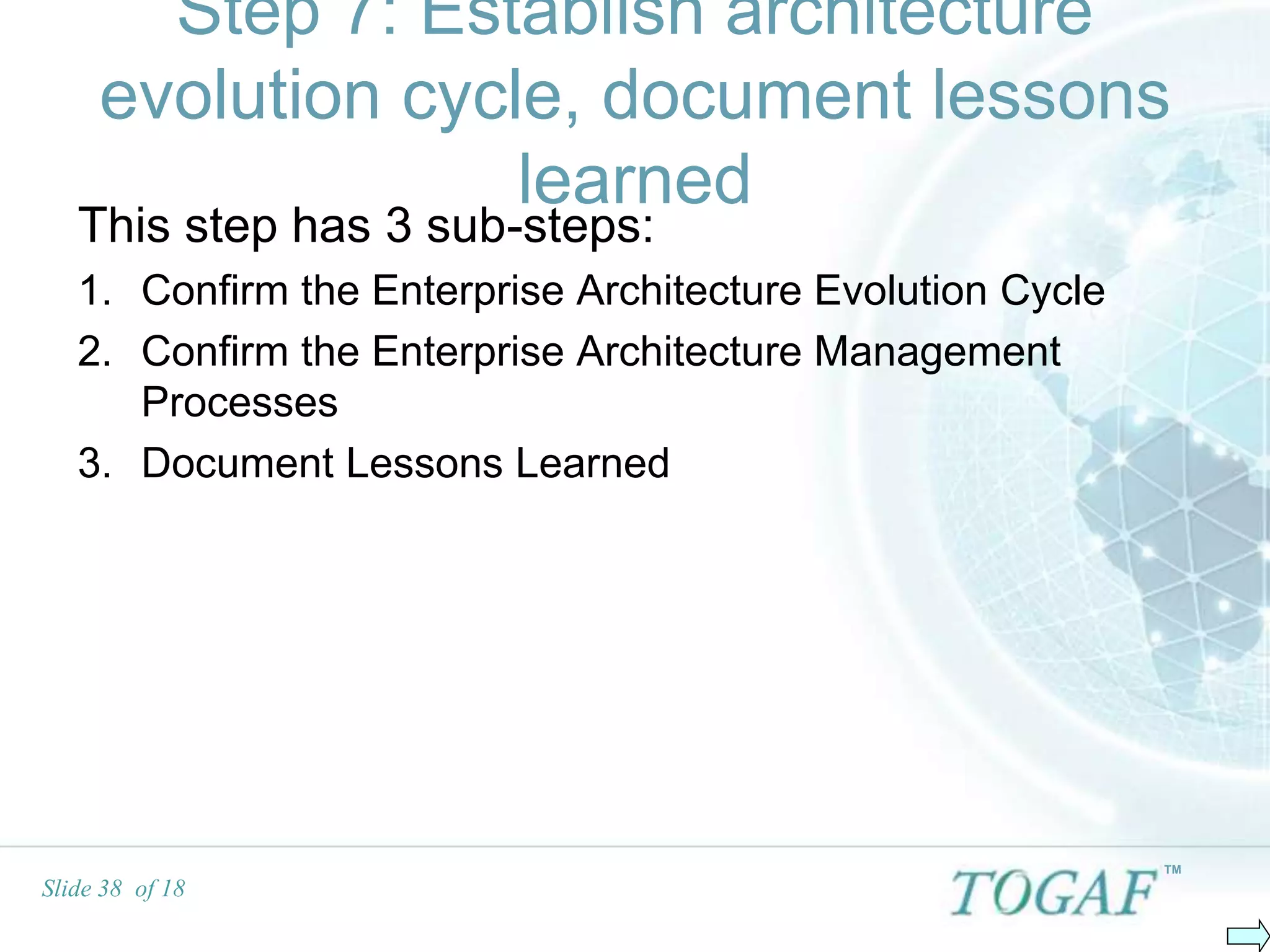 TOGAF-V9-M24-Phase-E-F-Opportunities Solutions Migration.ppt