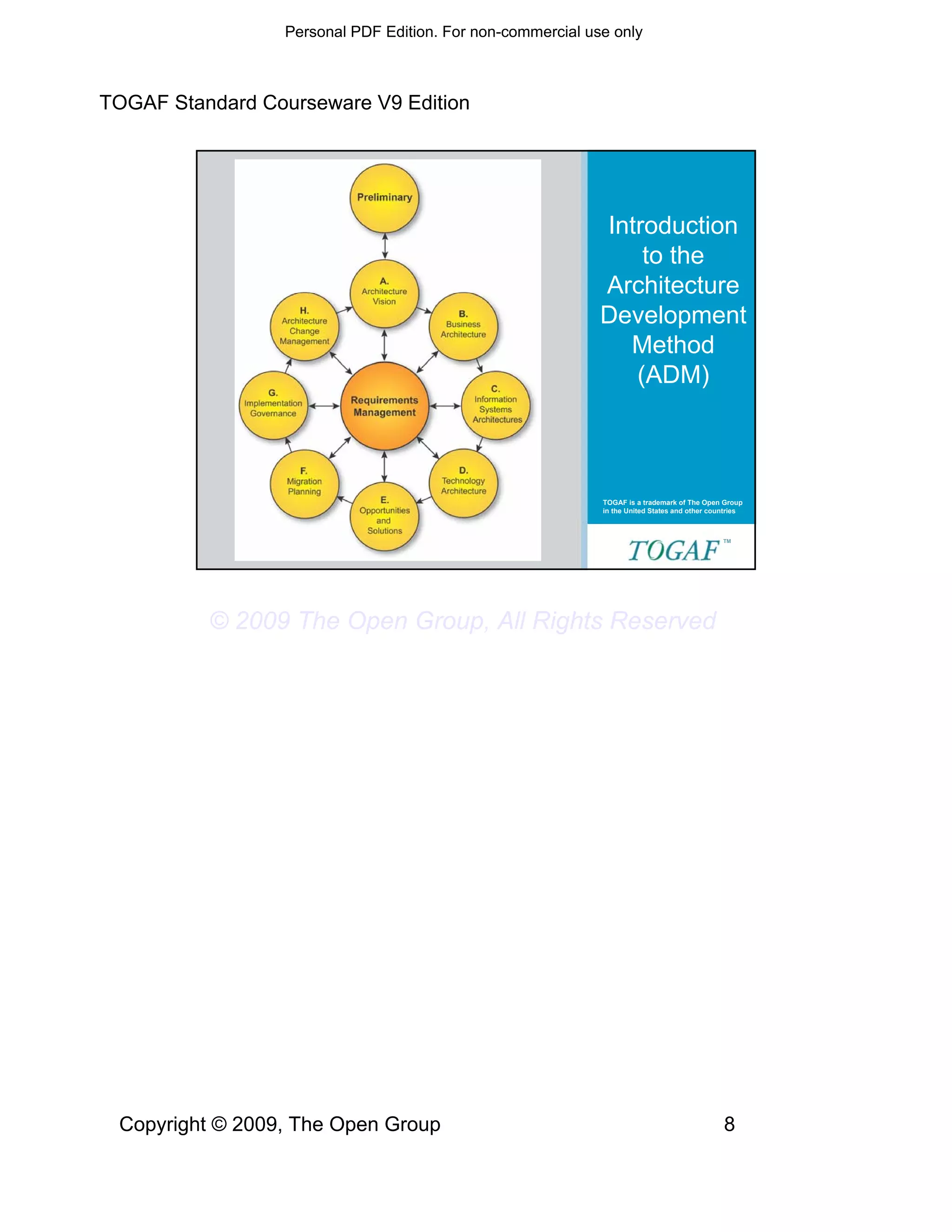 Togaf v9-m3-intro-adm | PDF