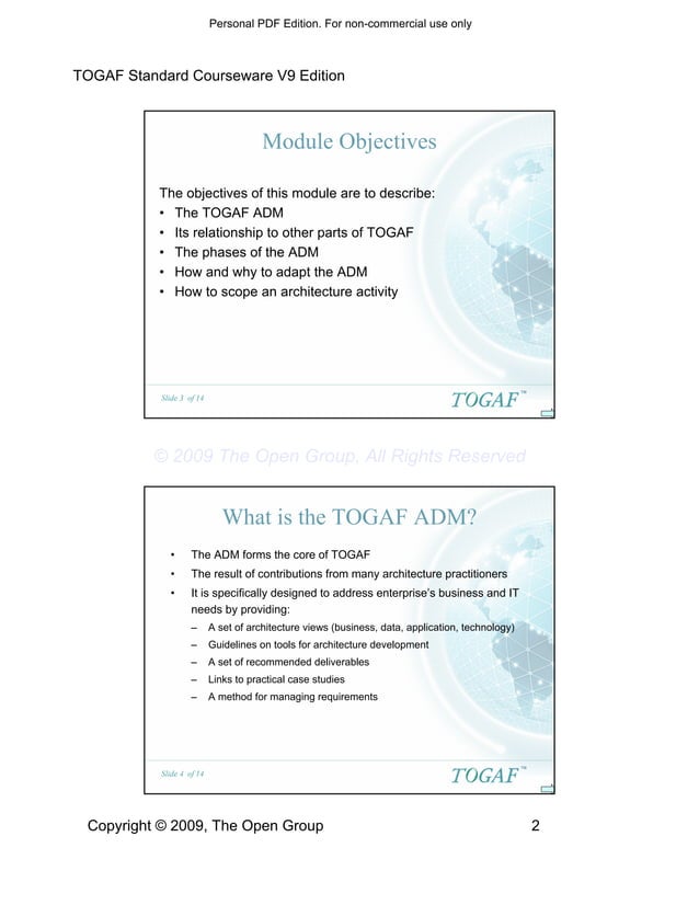 Togaf v9-m3-intro-adm | PDF | Programming Languages | Computing