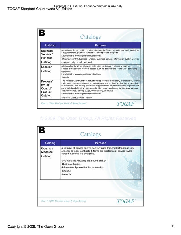 Togaf v9-sample-catalogs-matrics-diagrams-v2 | PDF | Databases ...