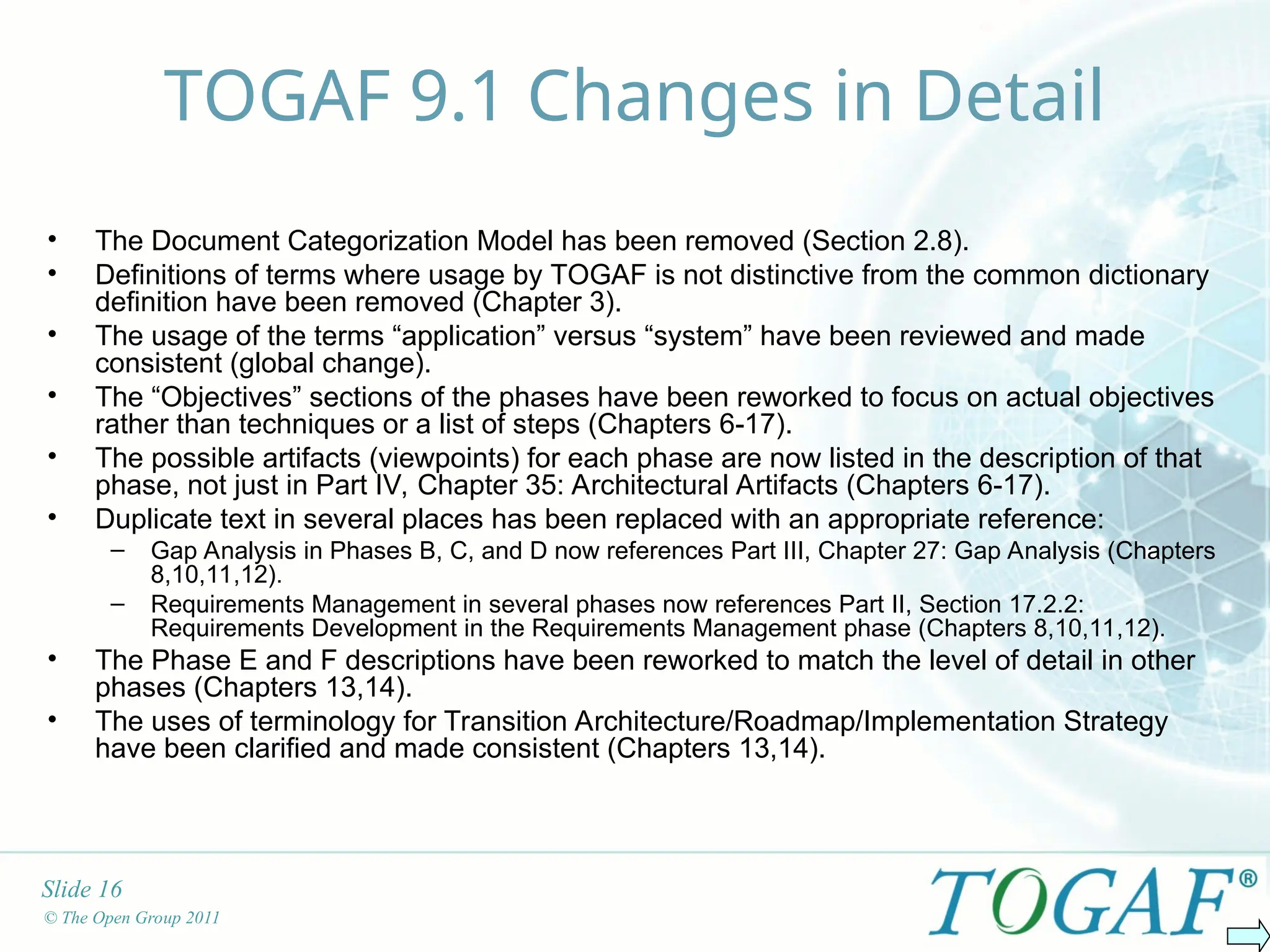 TOGAF-V91-Extra-TOGAF9.1-Changes-Overview.ppt