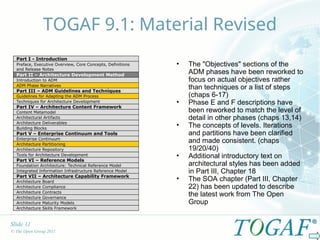 TOGAF-V91-Extra-TOGAF9.1-Changes-Overview.ppt