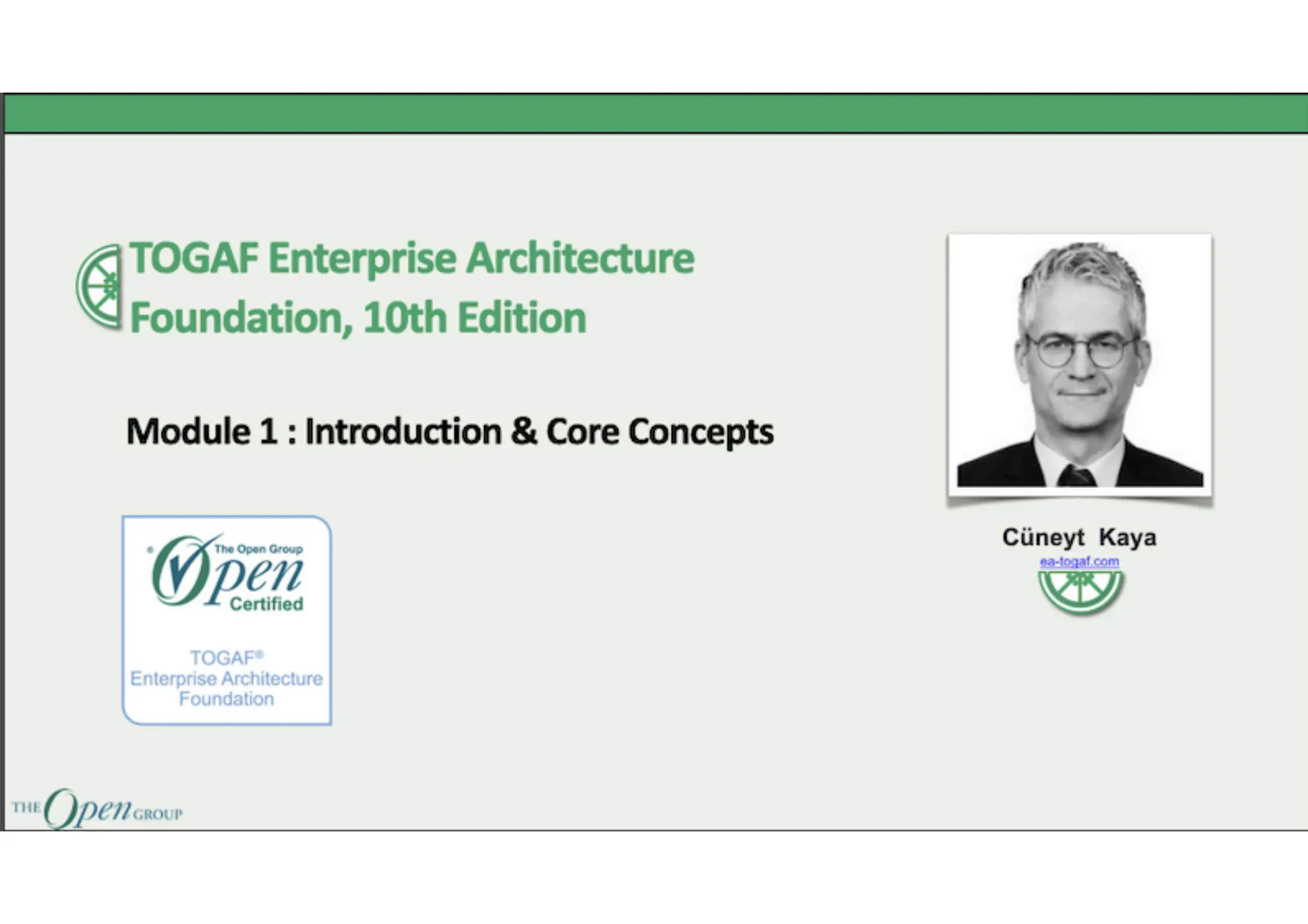 TOGAF 10 EA Foundation Course - M1 - Introduction and Core Concepts.pdf