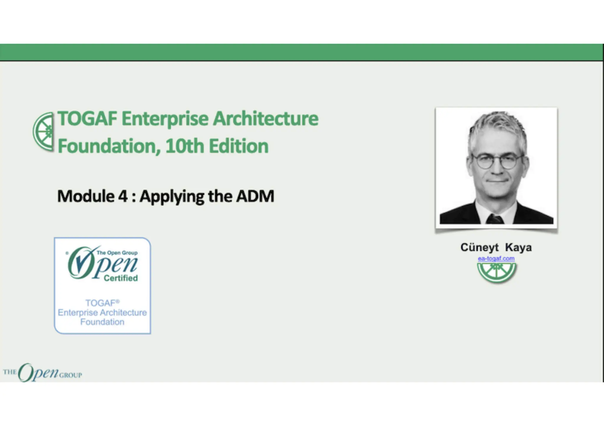 TOGAF 10 EA Foundation Course - M4 - Applying the ADM.pdf