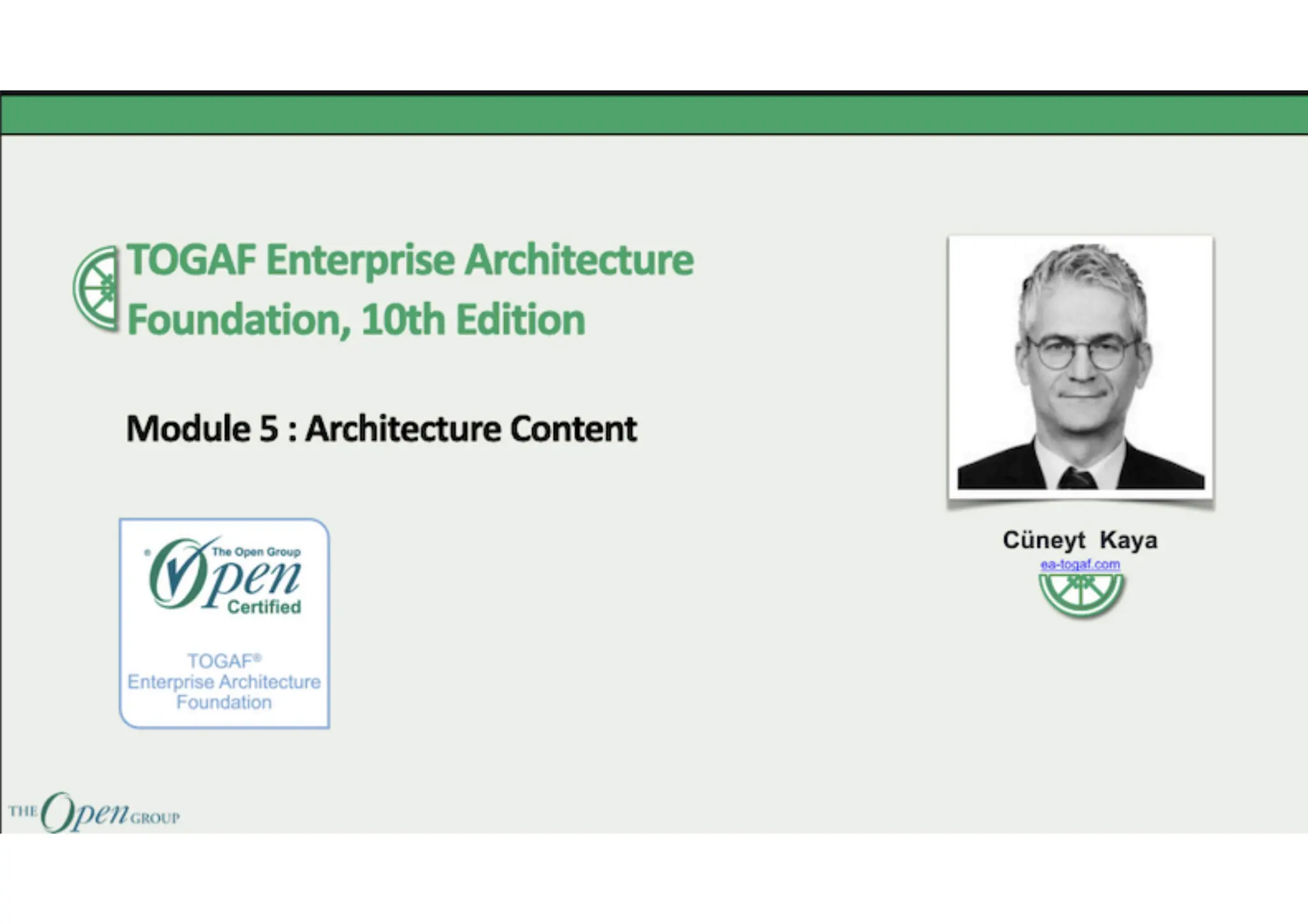 TOGAF 10 EA Foundation Course - M5 - Architecture Content.pdf