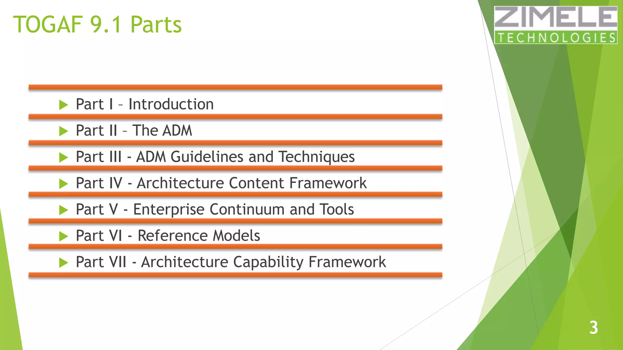 Learn Togaf 9.1 in 100 slides! | PPTX