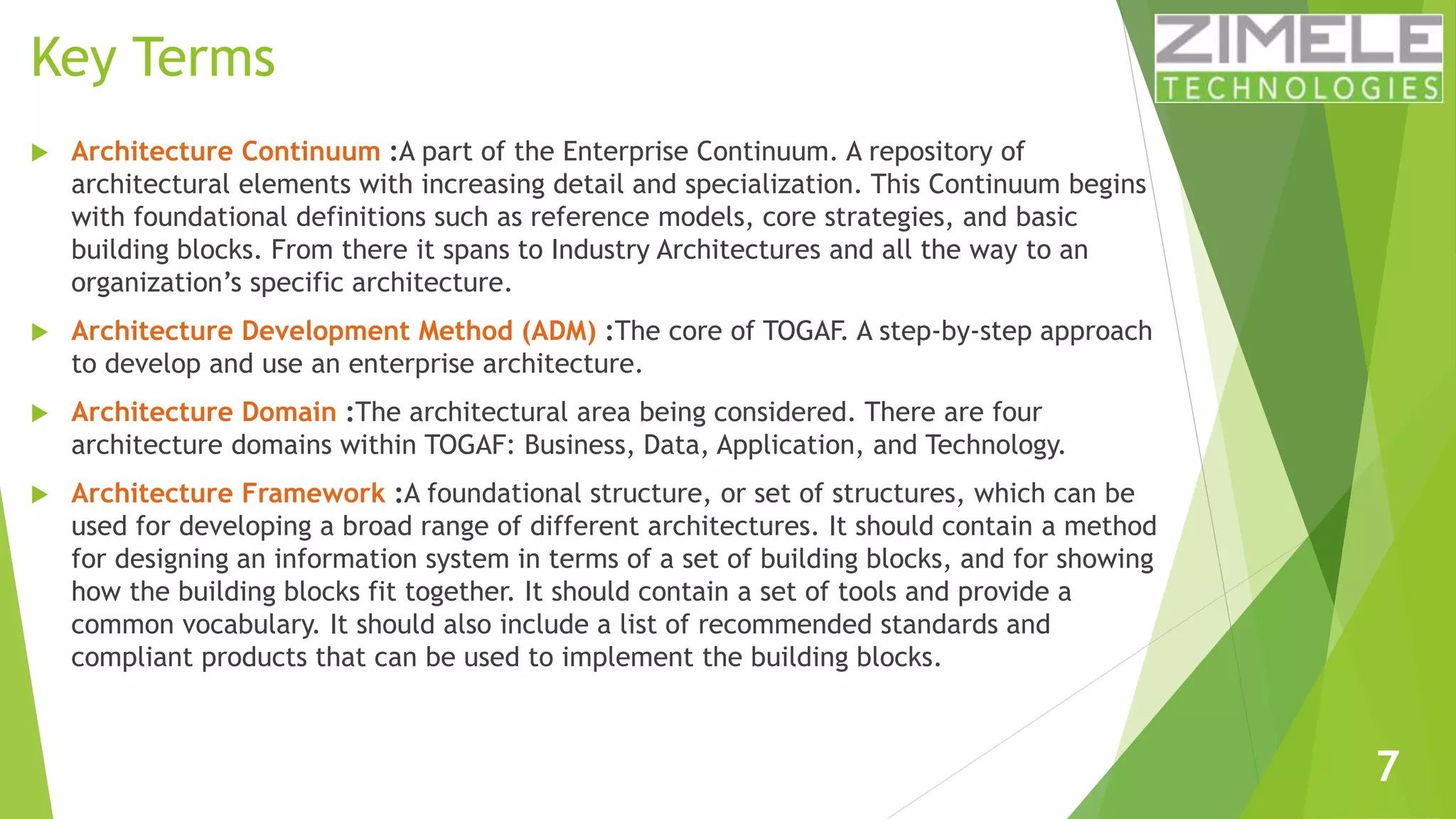 Learn Togaf 9.1 in 100 slides! | PPTX
