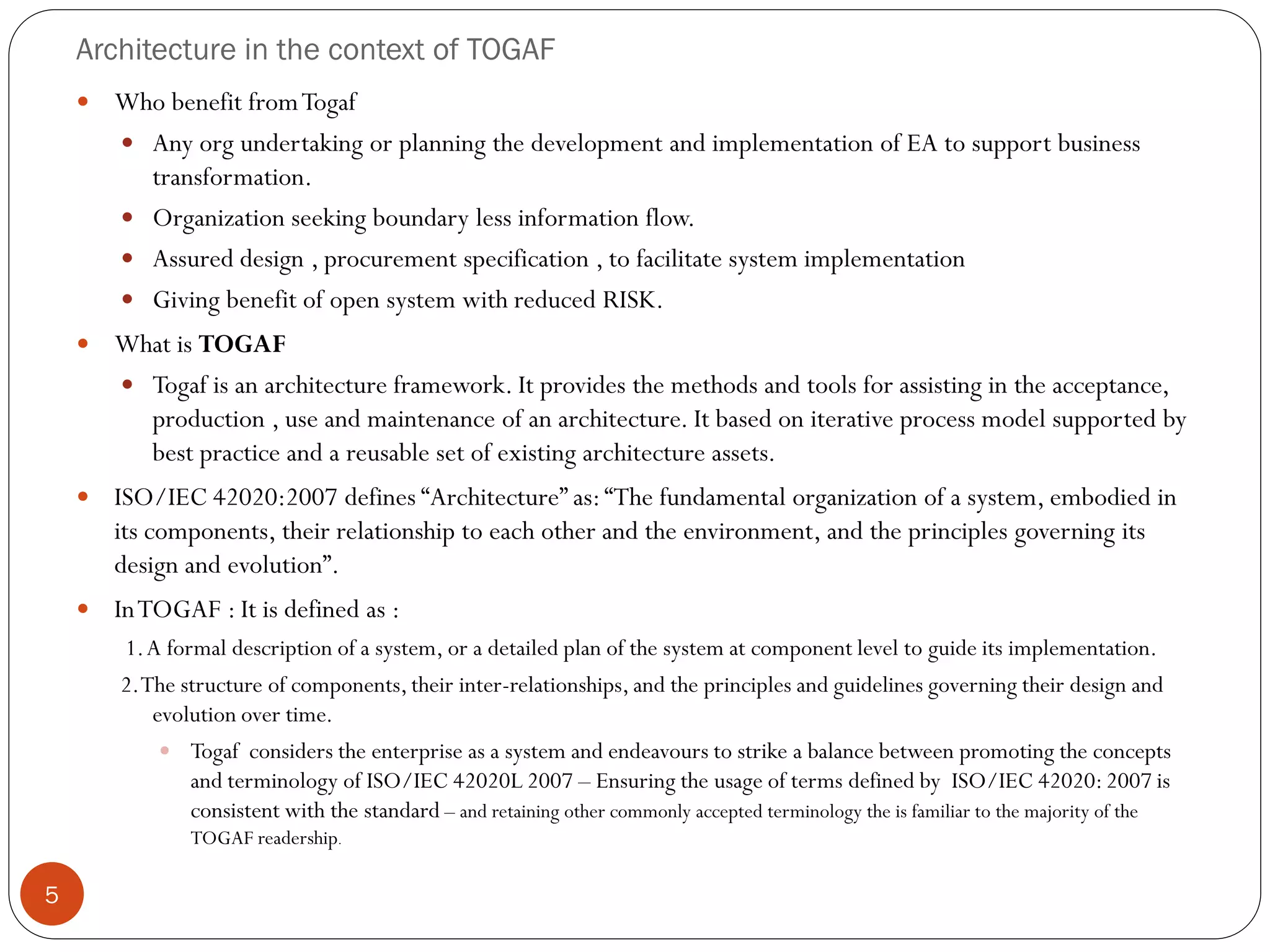 Togaf 9.1 architecture | PDF