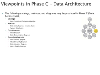 TOGAF 9 Architectural Artifacts | PDF