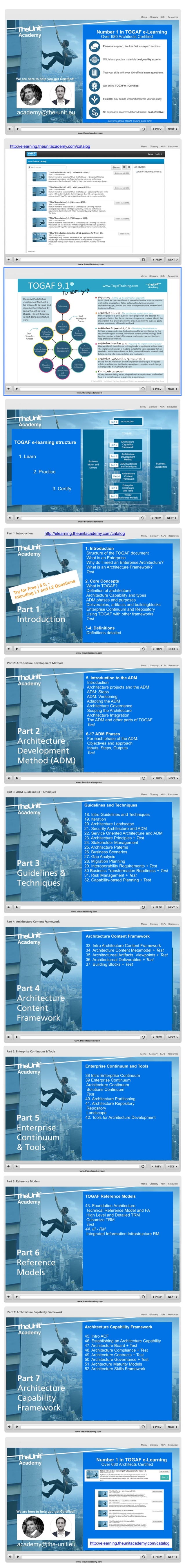 Togaf 9 elearning content overview flyer | PDF