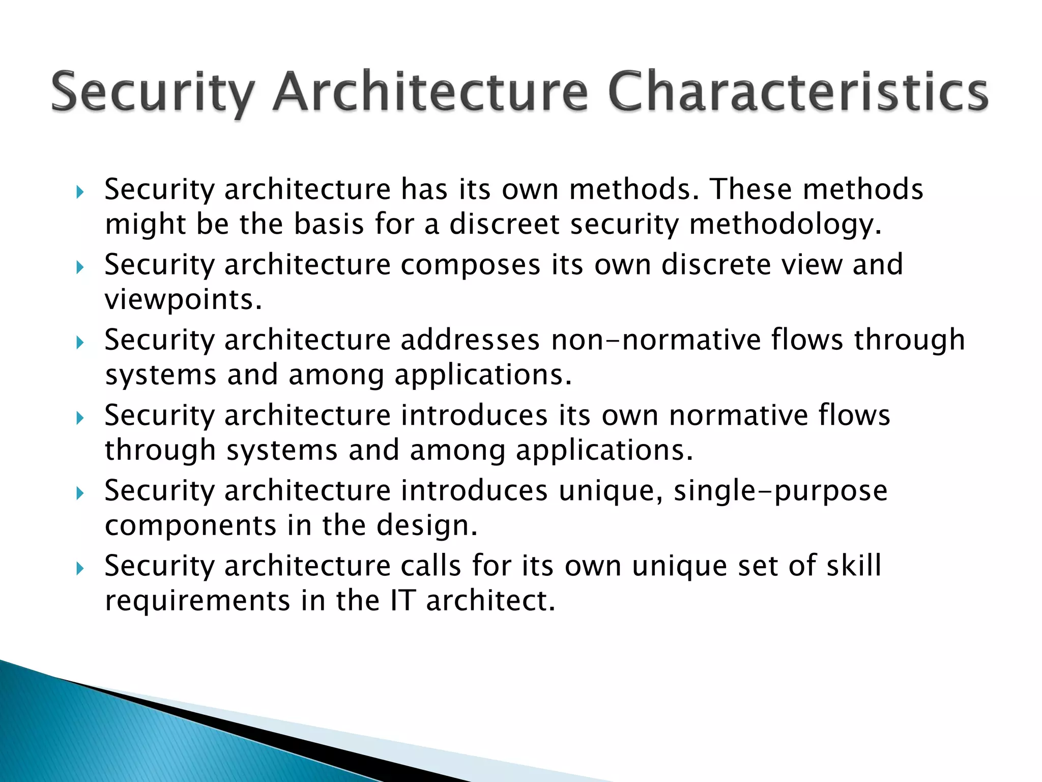 TOGAF 9 - Security Architecture Ver1 0 | PDF