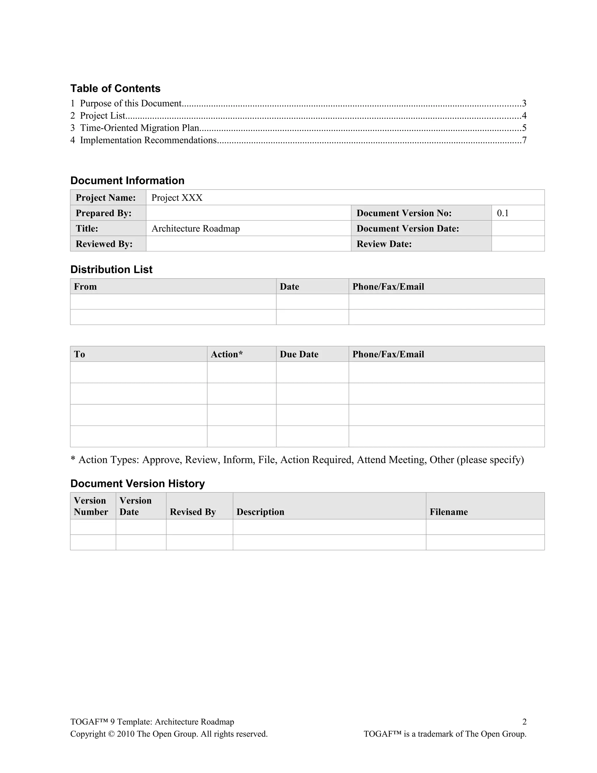 Togaf 9 template architecture roadmap | DOC | Developmental Sites ...