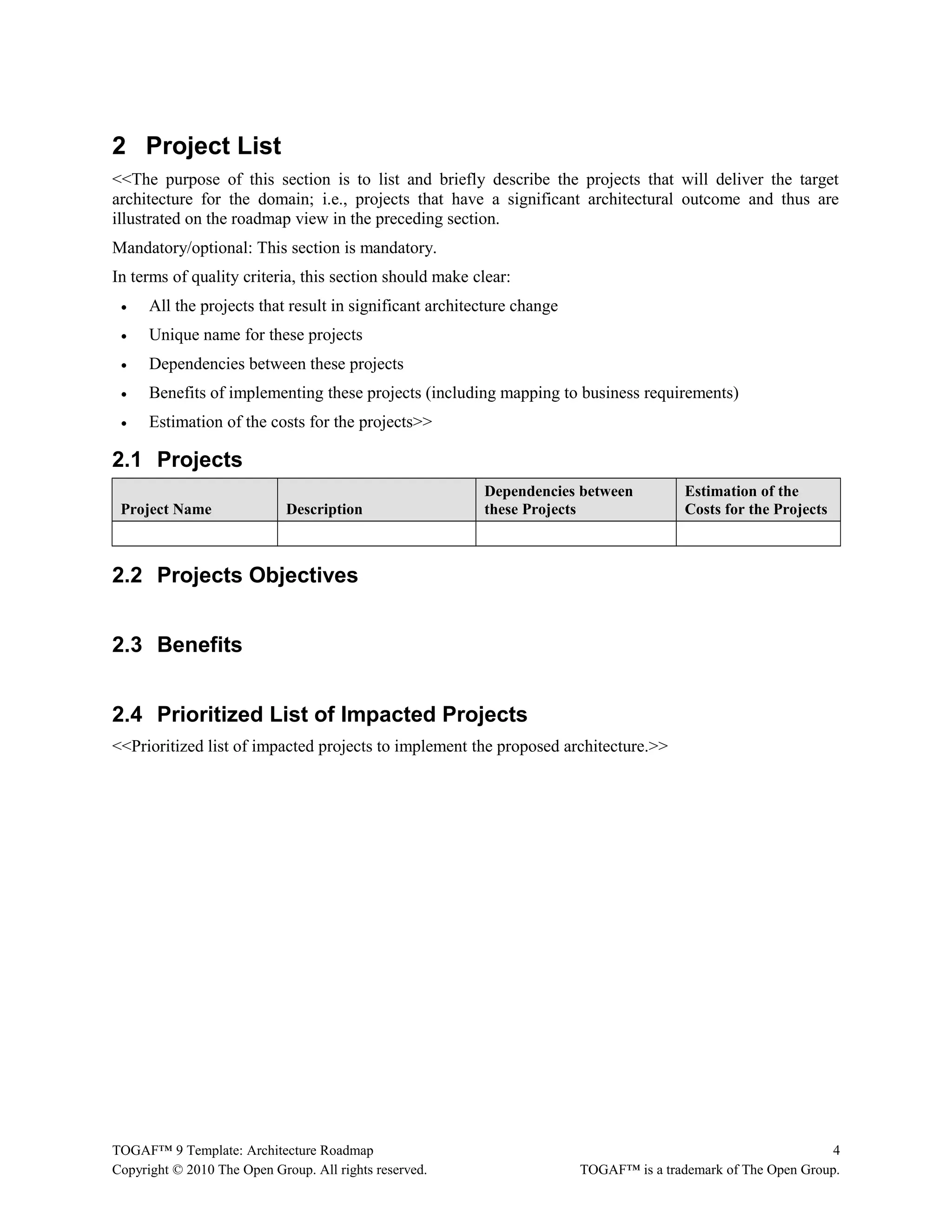 Togaf 9 template architecture roadmap | DOC | Developmental Sites ...