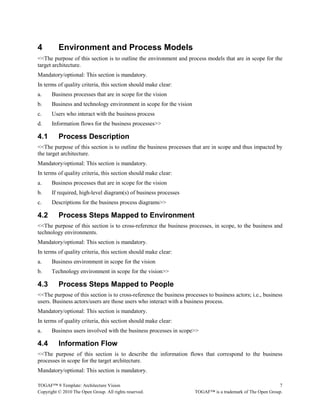 Togaf 9 template architecture vision | PDF