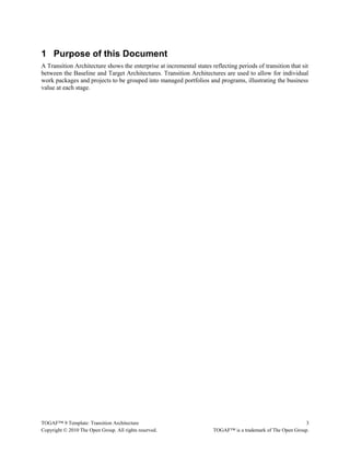 Togaf 9 template transition architecture | DOC