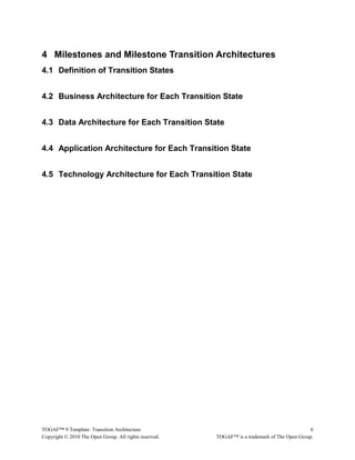 Togaf 9 template transition architecture | DOC