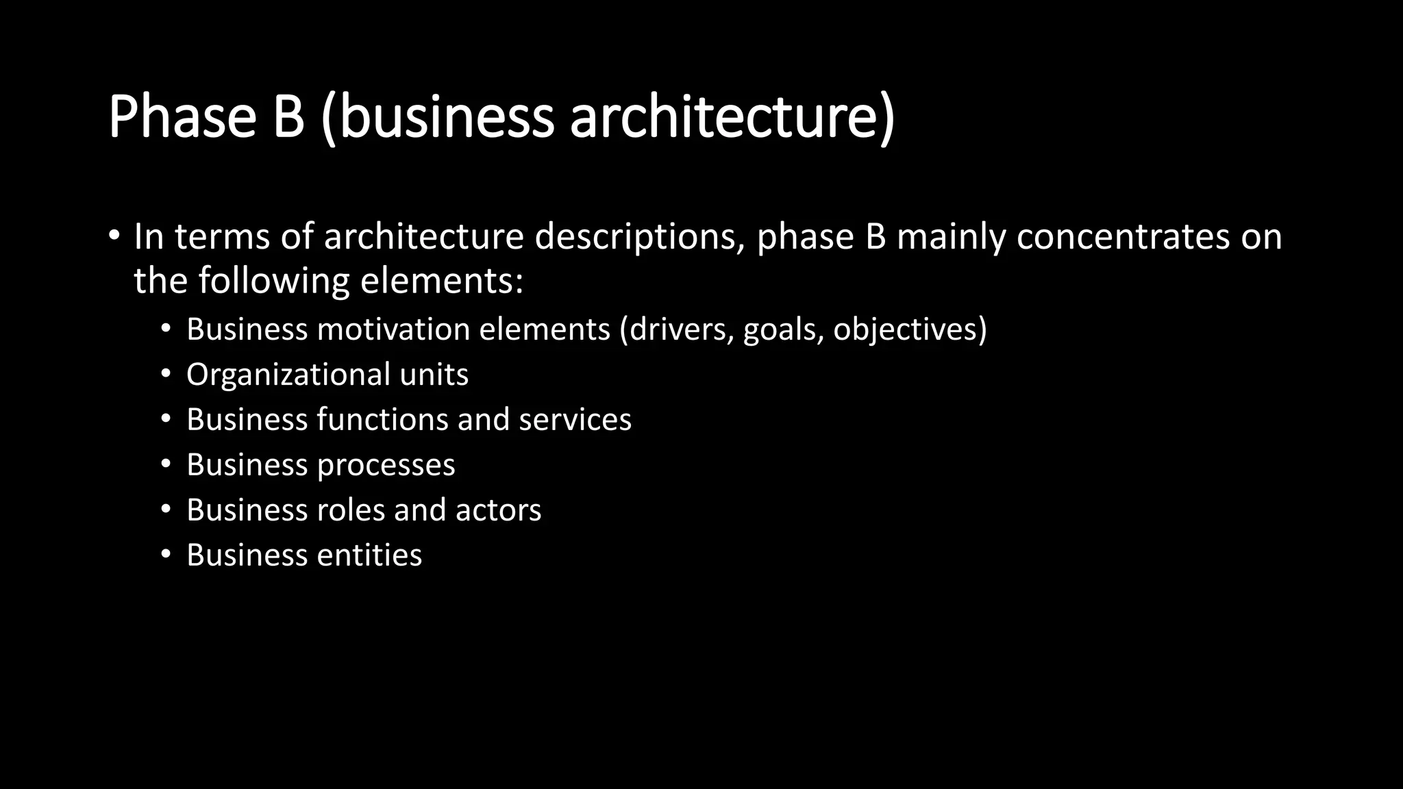 Togaf – architecture development method (adm) | PPTX