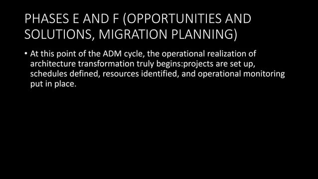 Togaf – architecture development method (adm) | PPTX