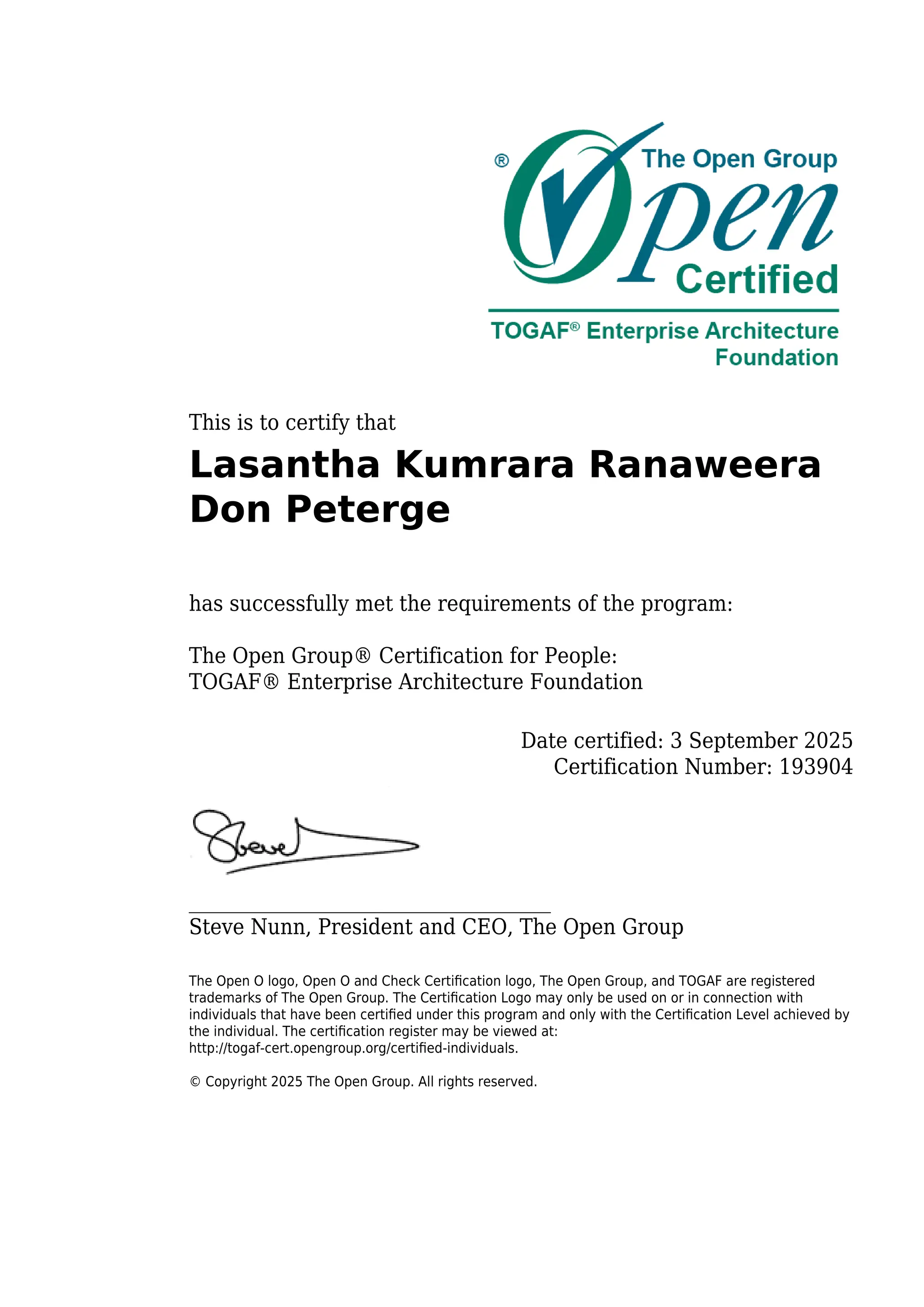 TOGAF® Enterprise Architecture Foundation | PDF