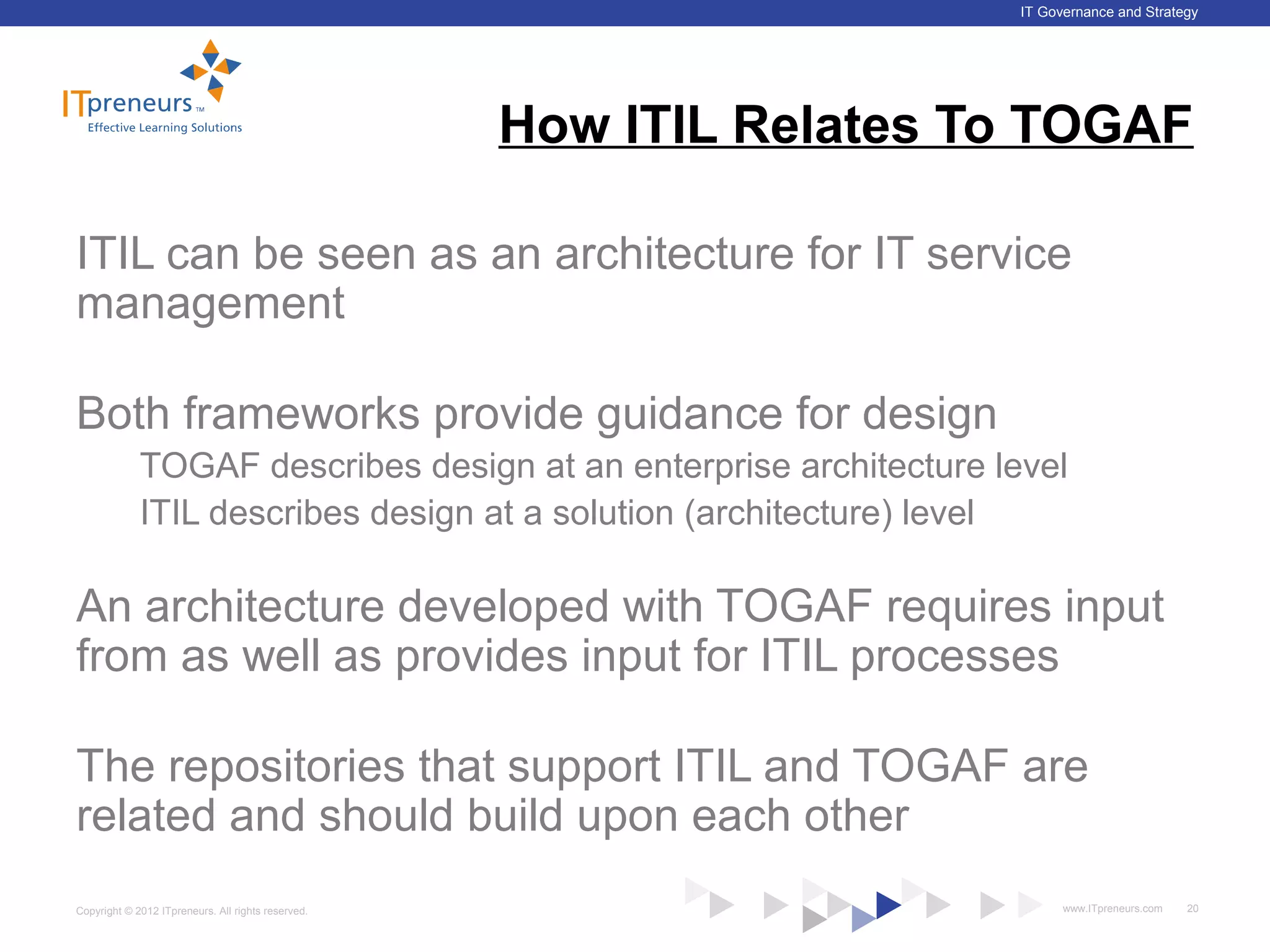 TOGAF® & Major IT Frameworks - Architecting the Family | PPT
