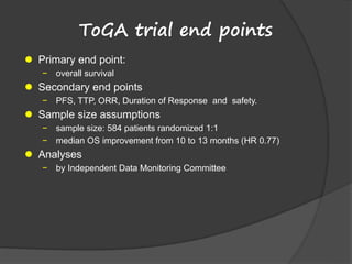 TOGA trial | PPT