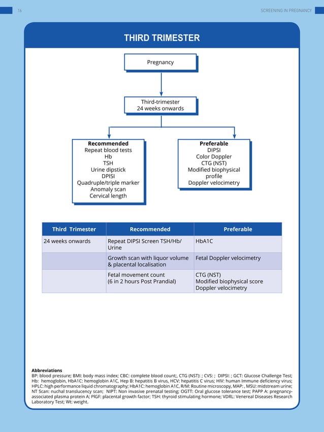 ANTENATAL SCREENING ALGORITHM | PDF | Pregnancy | Reproductive Health