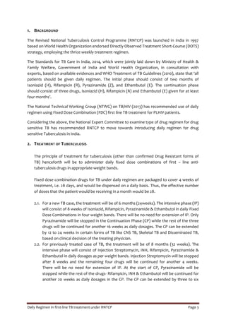 Revised TB programme India | PDF