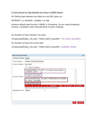 To get age between two days | PDF