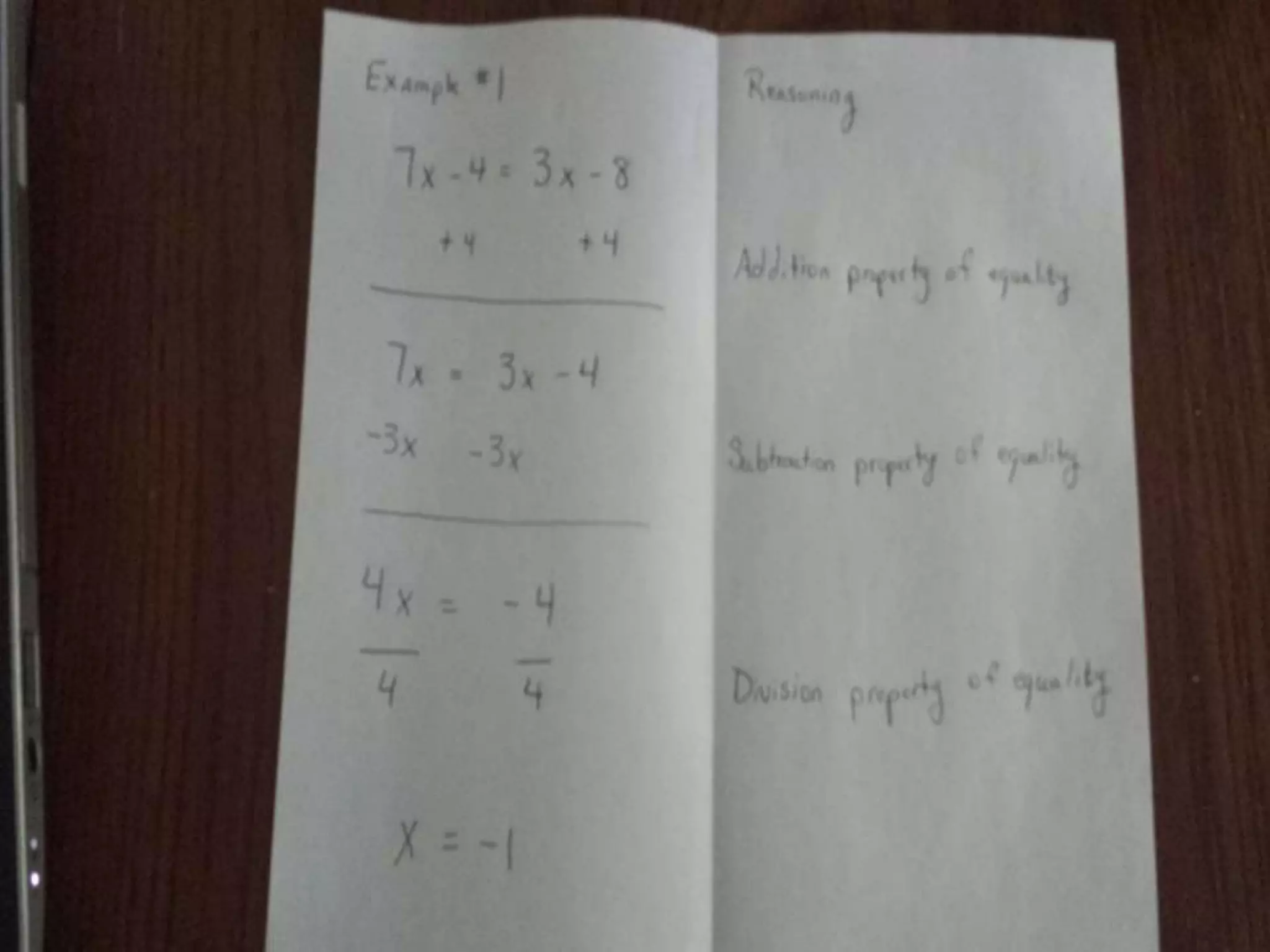 Solving an Equation with variables on both sides | PPTX