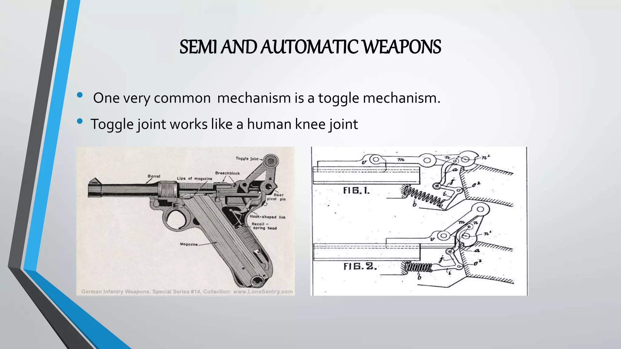 Toggle joint mechanism ppt. | PPTX