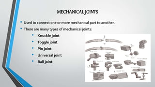 Toggle joint mechanism ppt. | PPTX